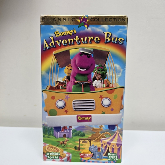 Barneys New York | Toys | Barneys Adventure Bus Classic Collection Vhs ...
